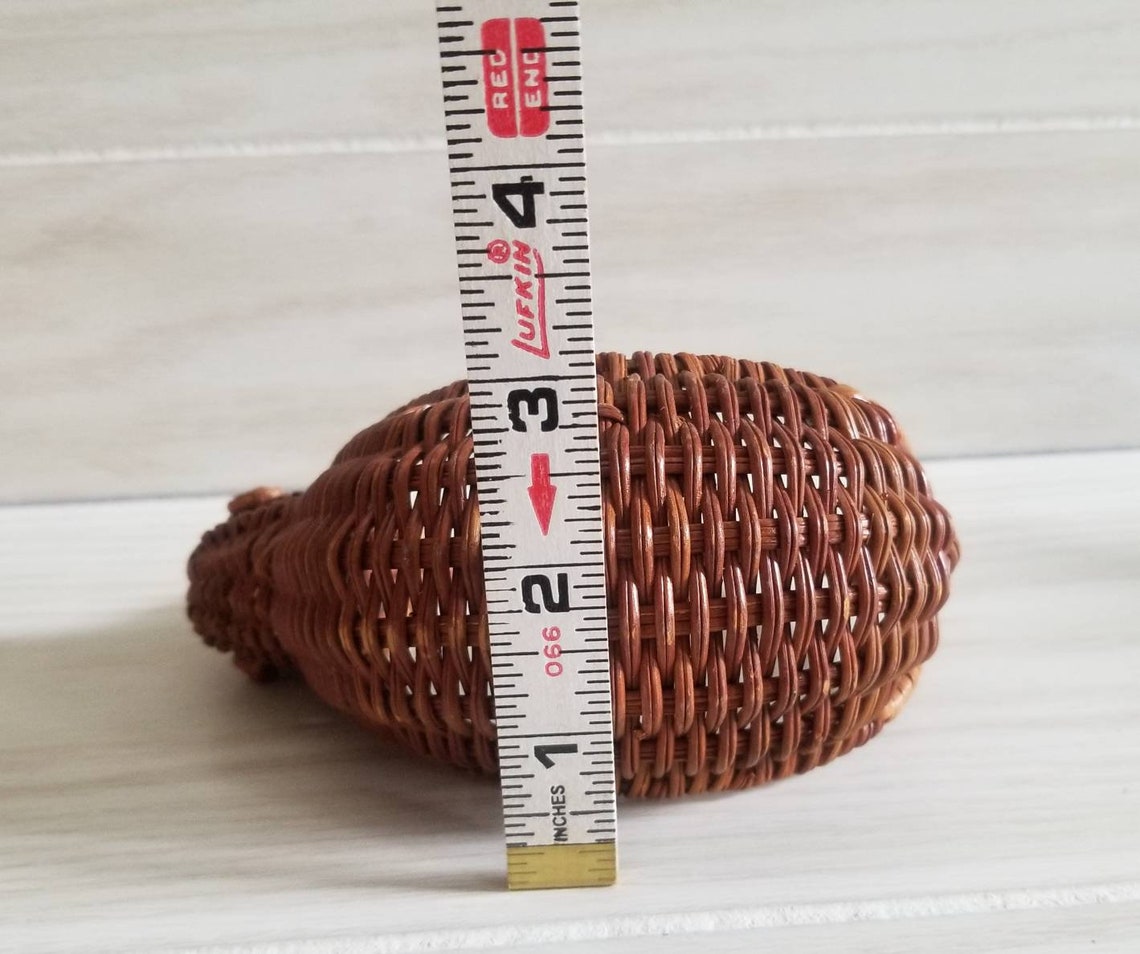 Vintage Mini Wicker RABBIT BASKET - Etsy
