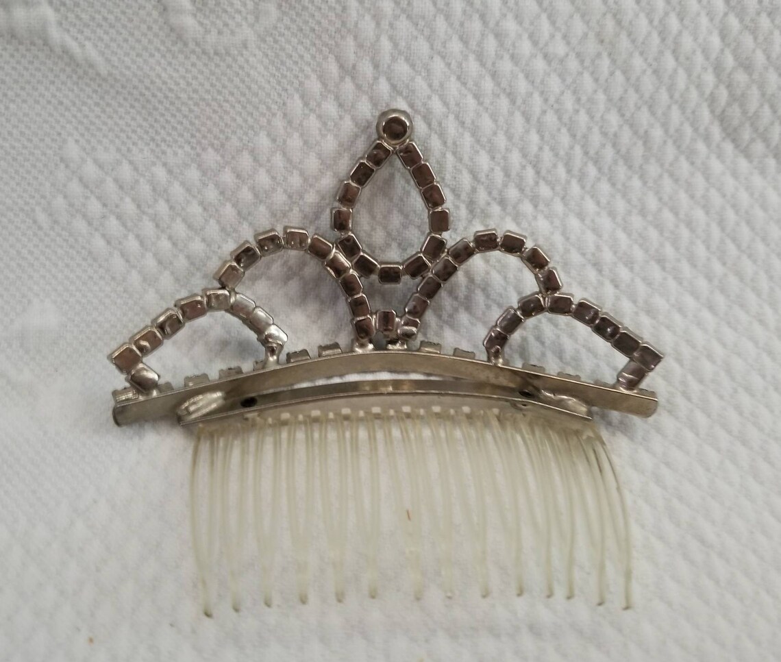 Vintage TIARA Hair Comb | Etsy