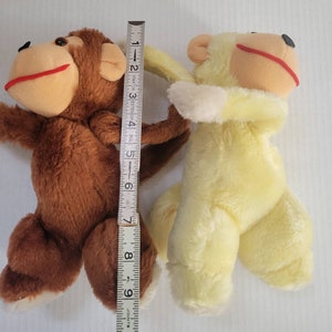 Vinatge Plush HUGGING MONKEYS - Etsy