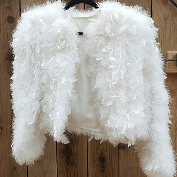Feather Jacket - Etsy