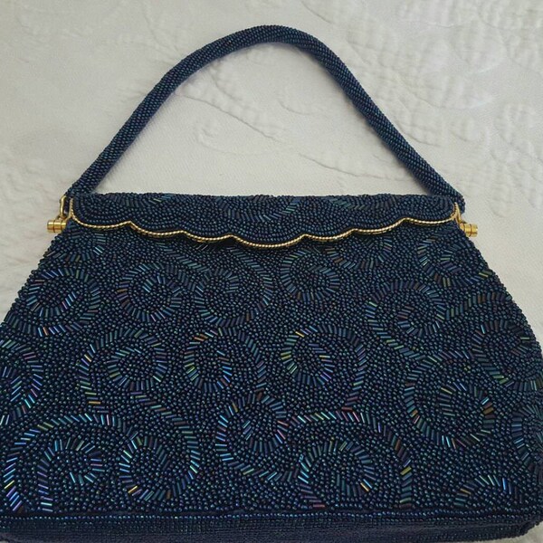 Vintage Beaded Purse - Etsy