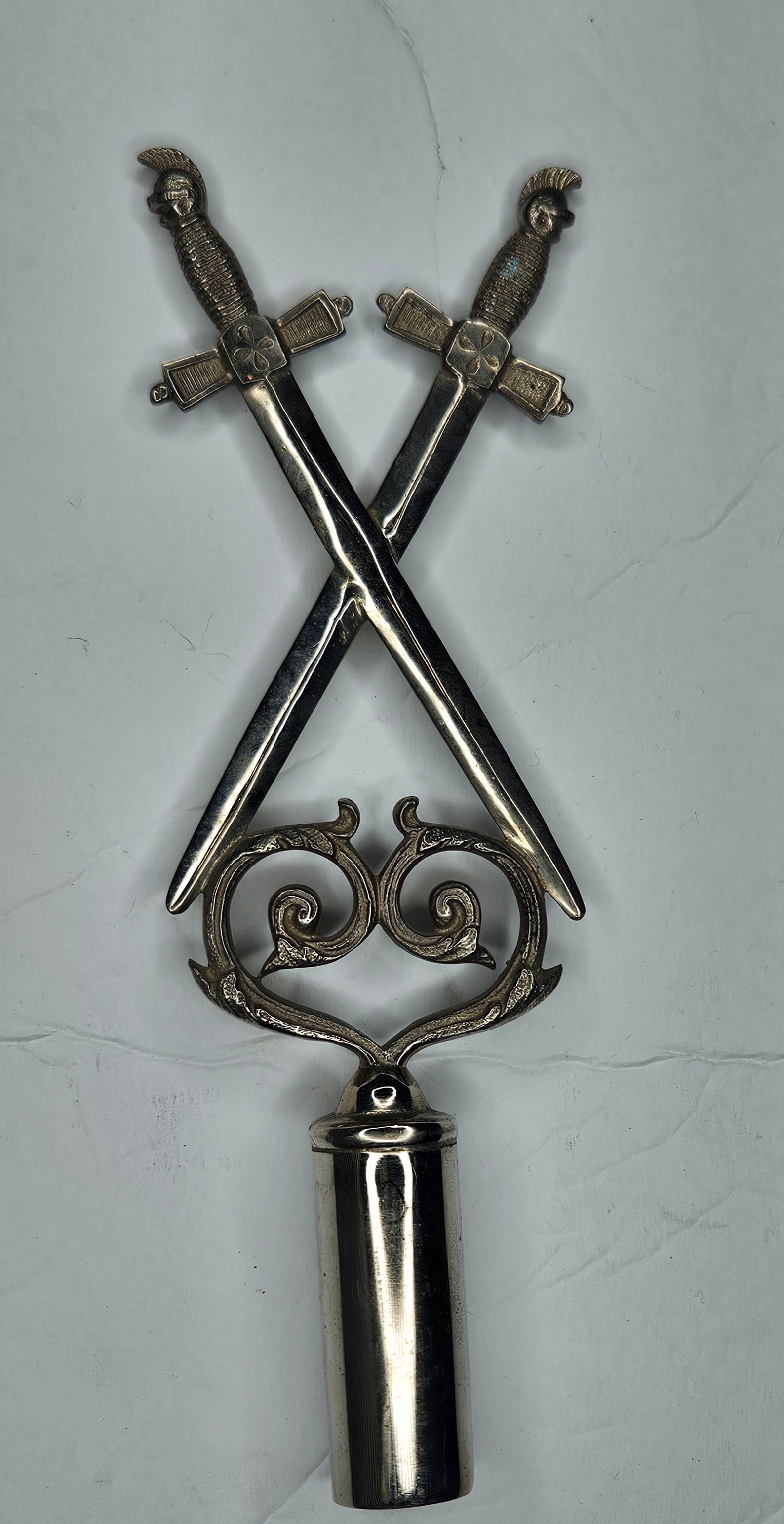 Vintage MASONIC ROD Staff Topper - Etsy