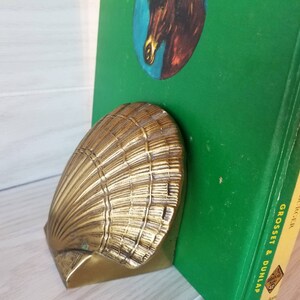 Vintage Brass SEASHELL BOOKENDS - Etsy