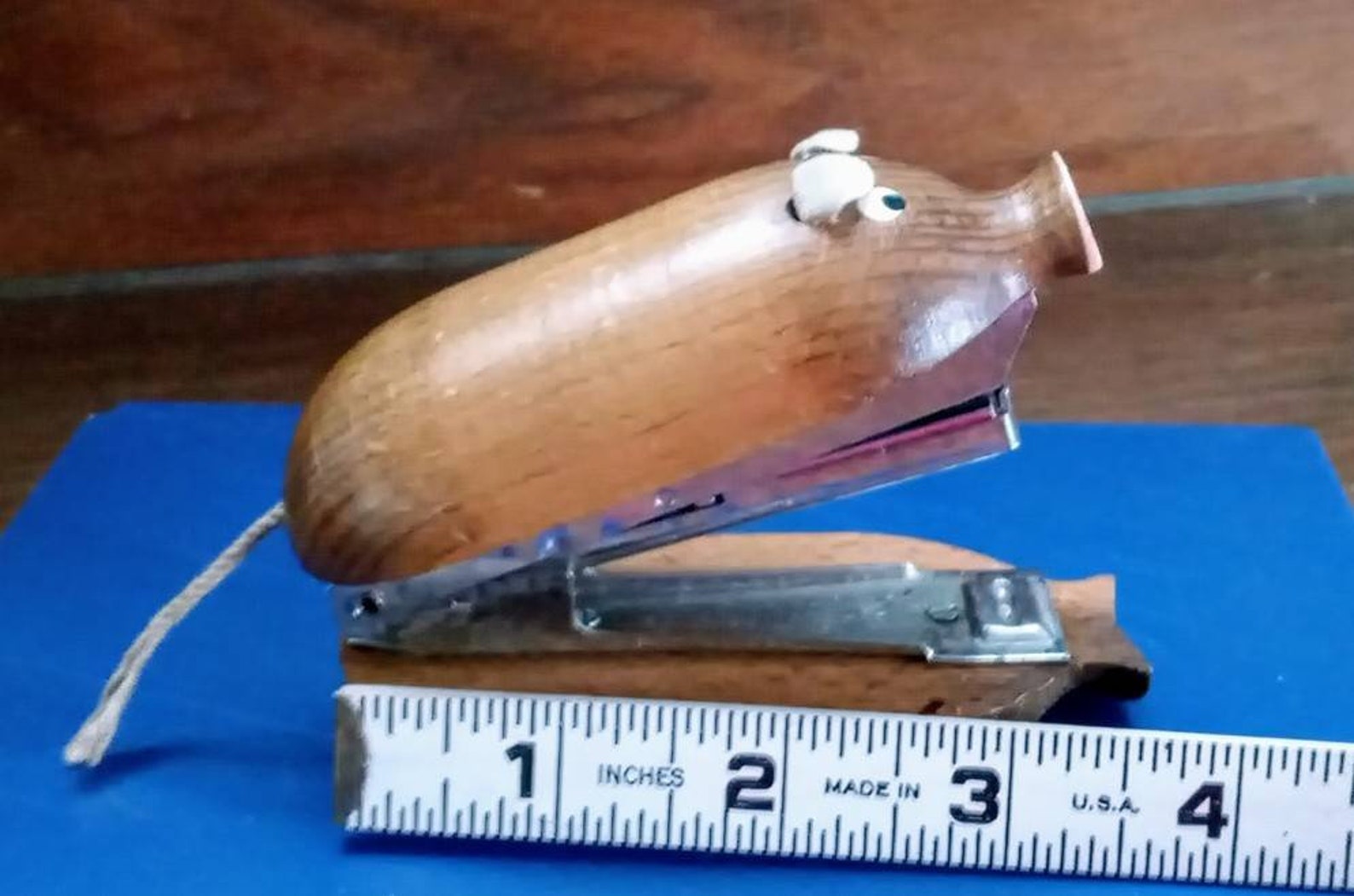 Vintage Counterpoint Wooden PIG STAPLER | Etsy