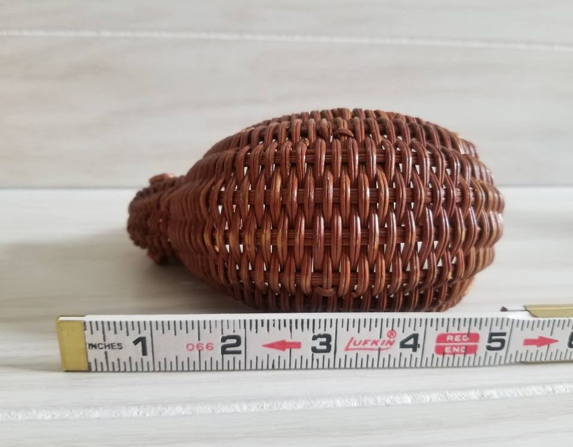 Vintage Mini Wicker RABBIT BASKET - Etsy