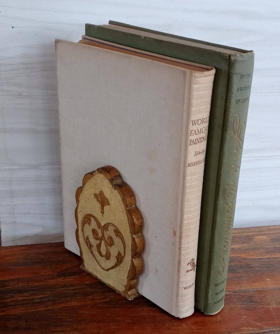 Vintage Italian Florentine Bookends - Etsy