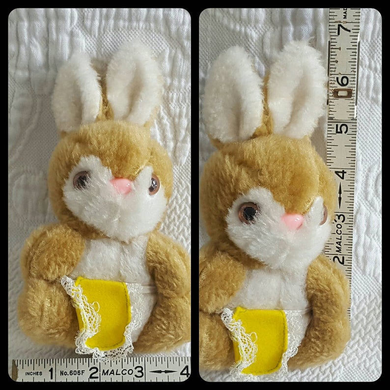 Vintage Dan Dee Plush BUNNY RABBIT | Etsy