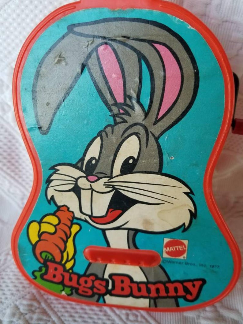 Vintage 1977 Bugs Bunny Toy Guitar by Mattel - Etsy