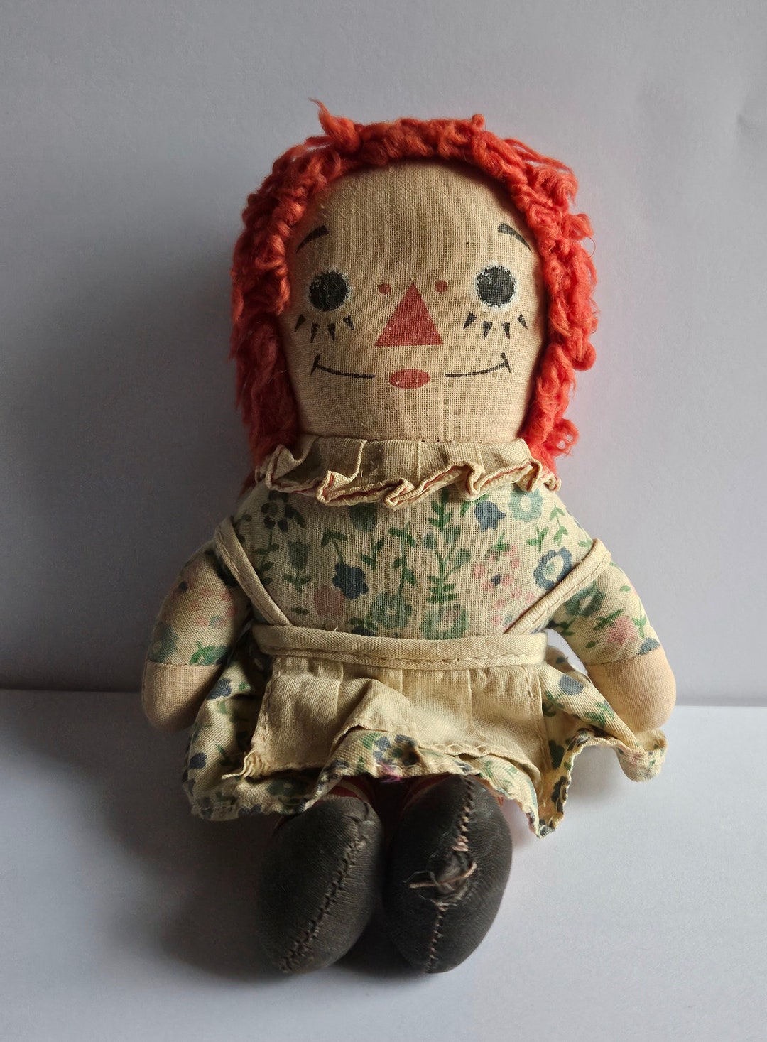 Vintage Mini Raggedy Ann Doll - Etsy