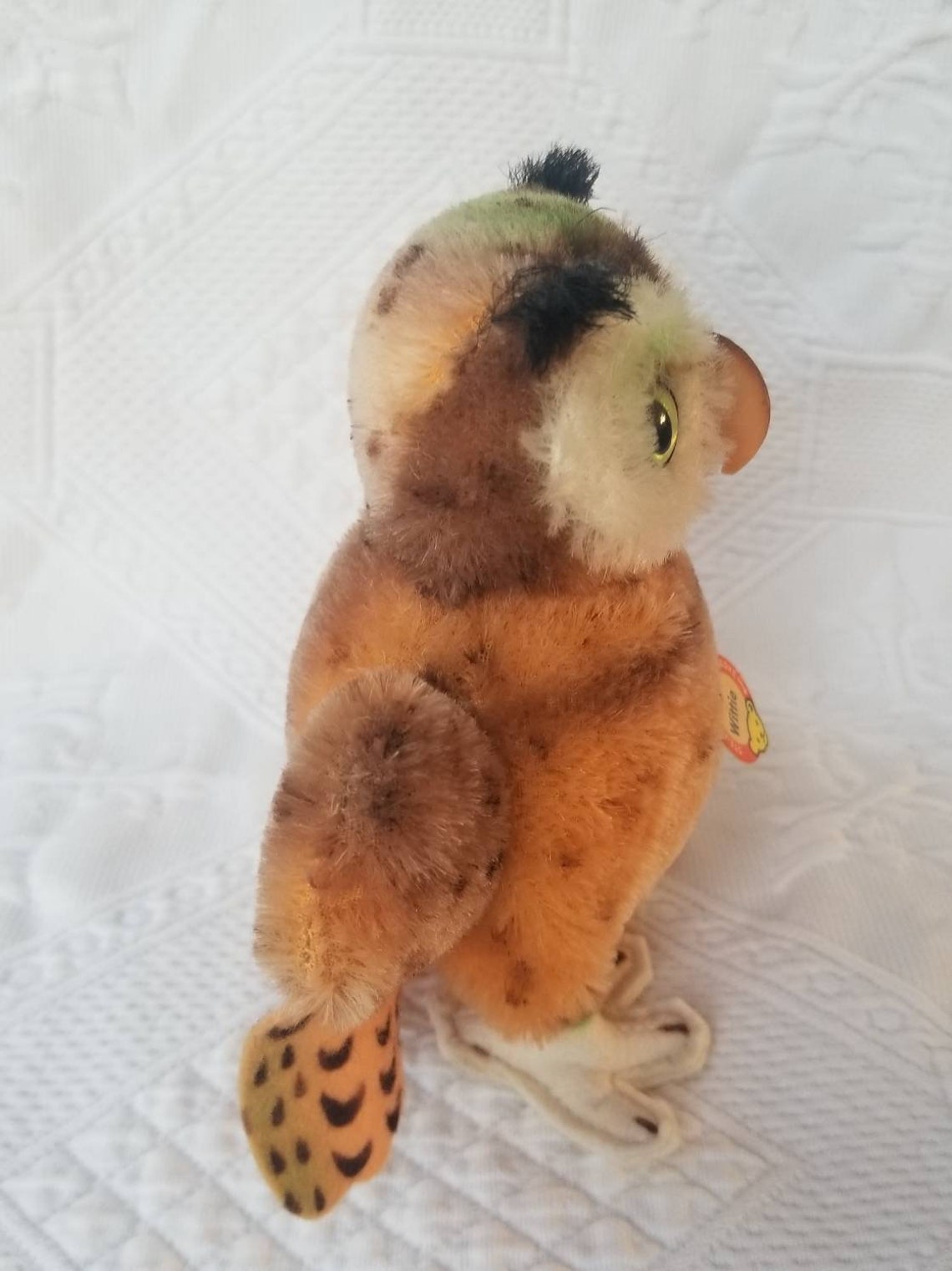 Vintage STEIFF OWL Wittie Made in Germany - Etsy