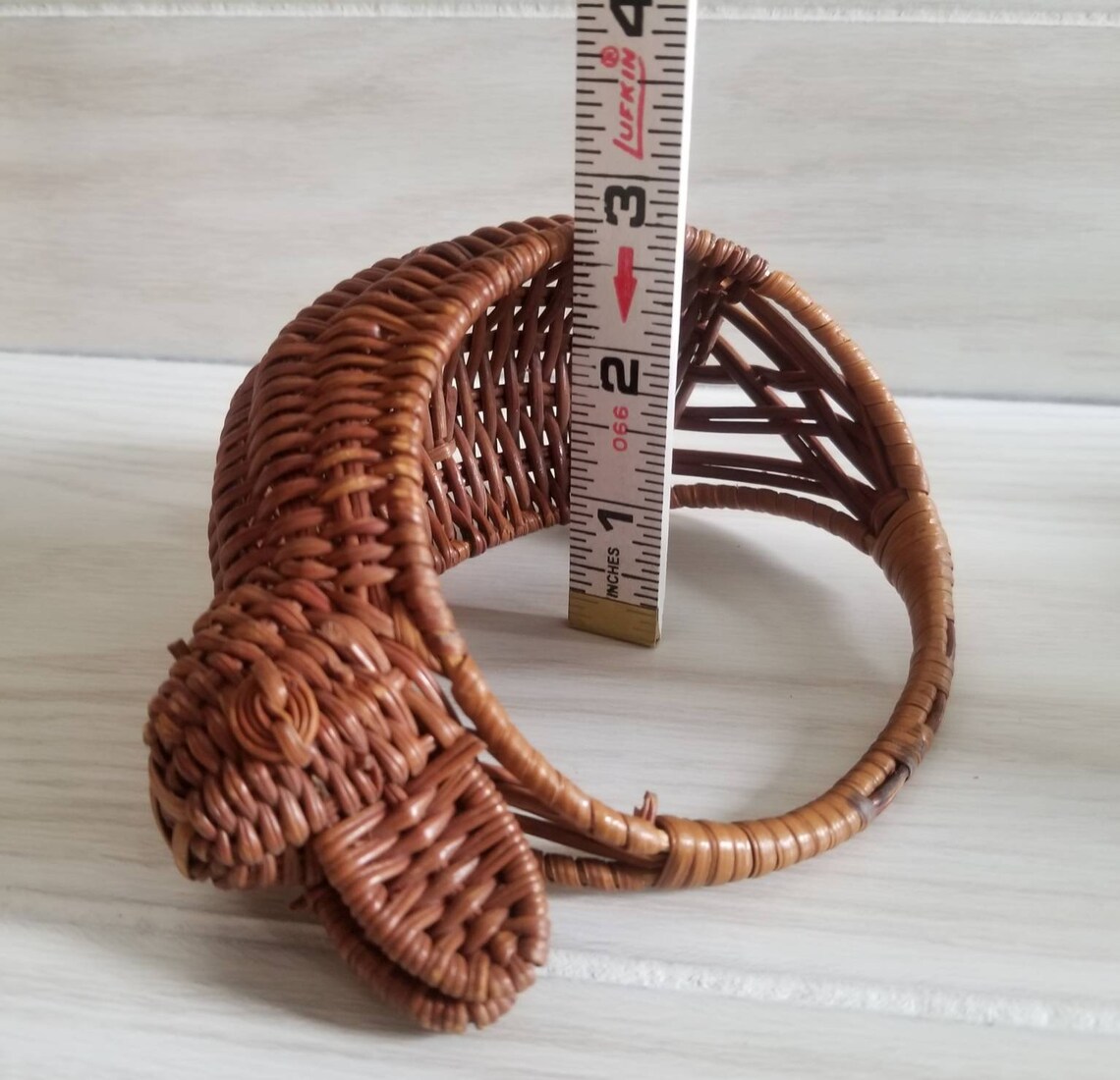 Vintage Mini Wicker RABBIT BASKET - Etsy