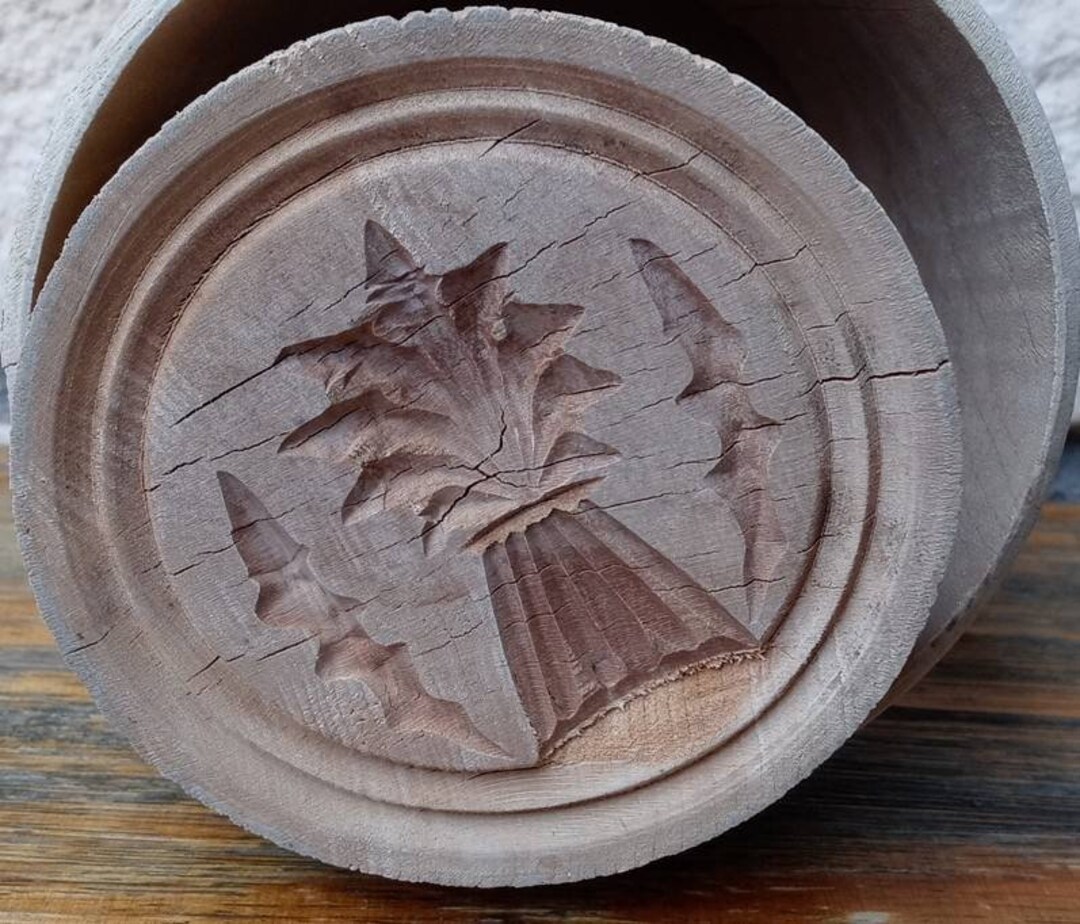 Antique Wooden BUTTER PRESS Butter Mold - Etsy