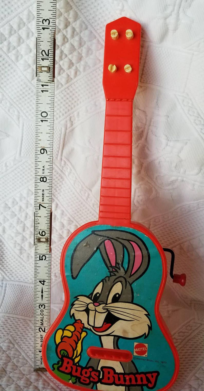 Vintage 1977 Bugs Bunny Toy Guitar by Mattel - Etsy