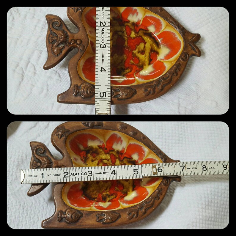 Vintage TREASURE CRAFT Fish Serving Trays - Etsy