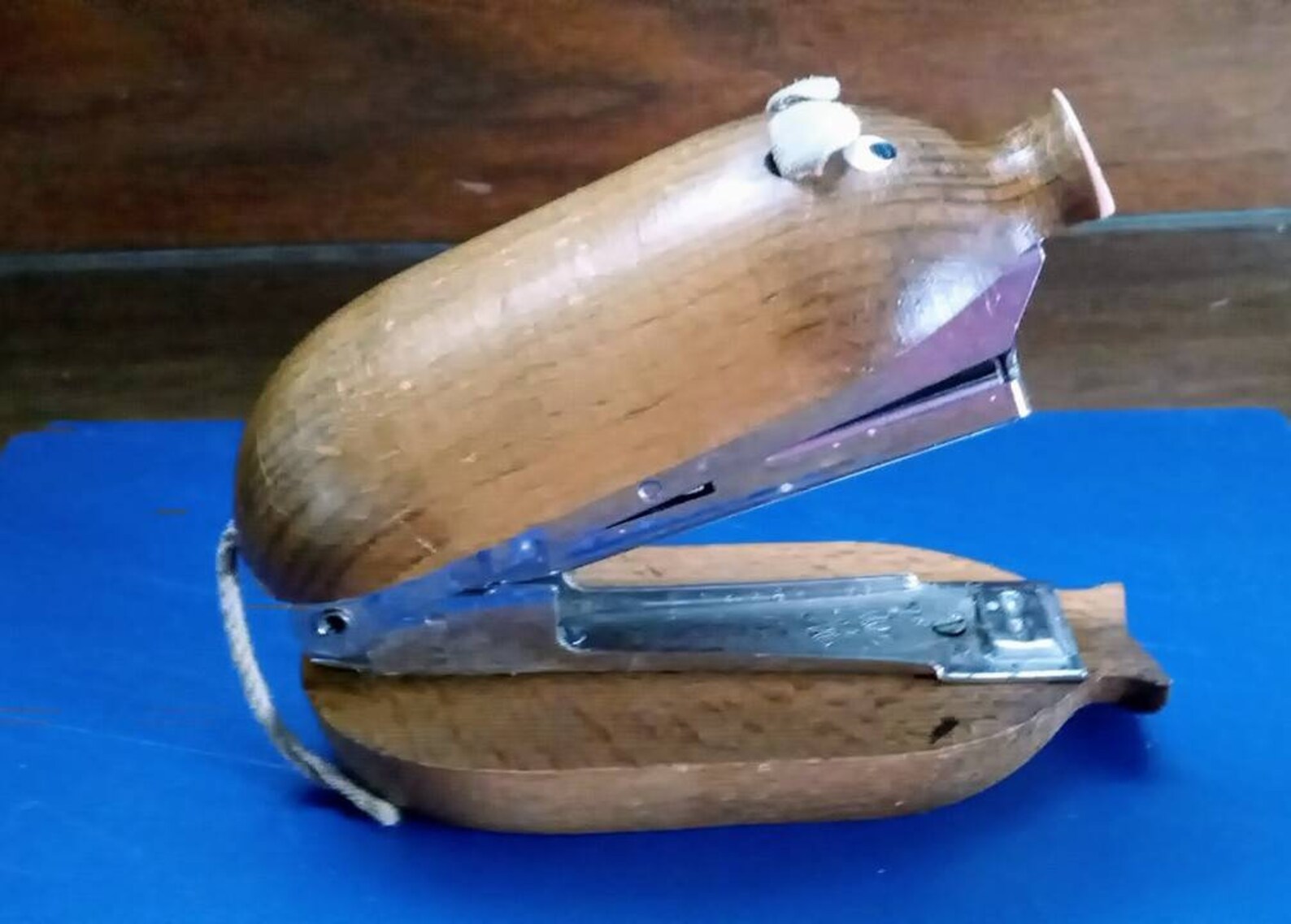Vintage Counterpoint Wooden PIG STAPLER | Etsy
