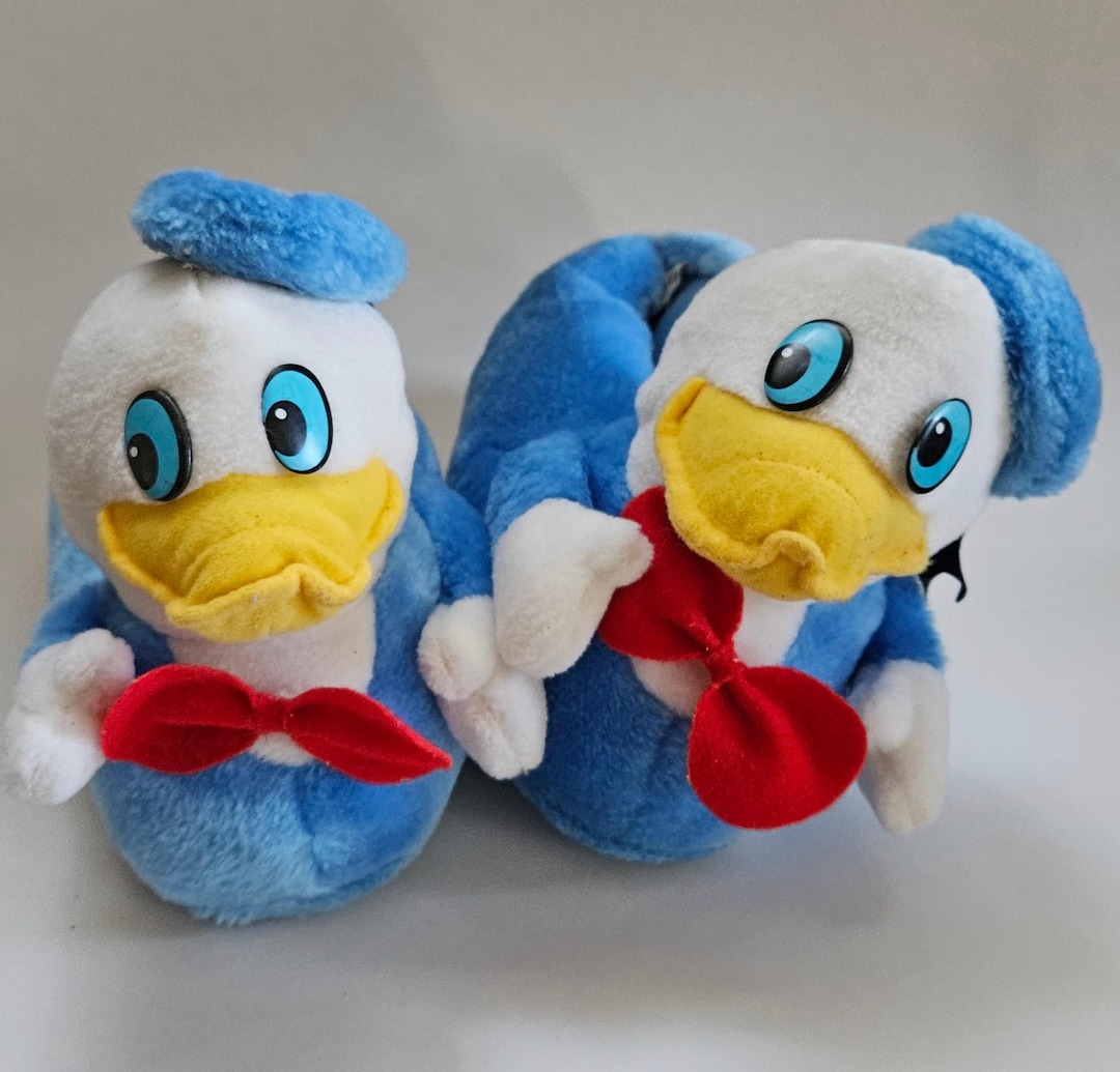 Vintage Donald Duck House Shoes - Etsy