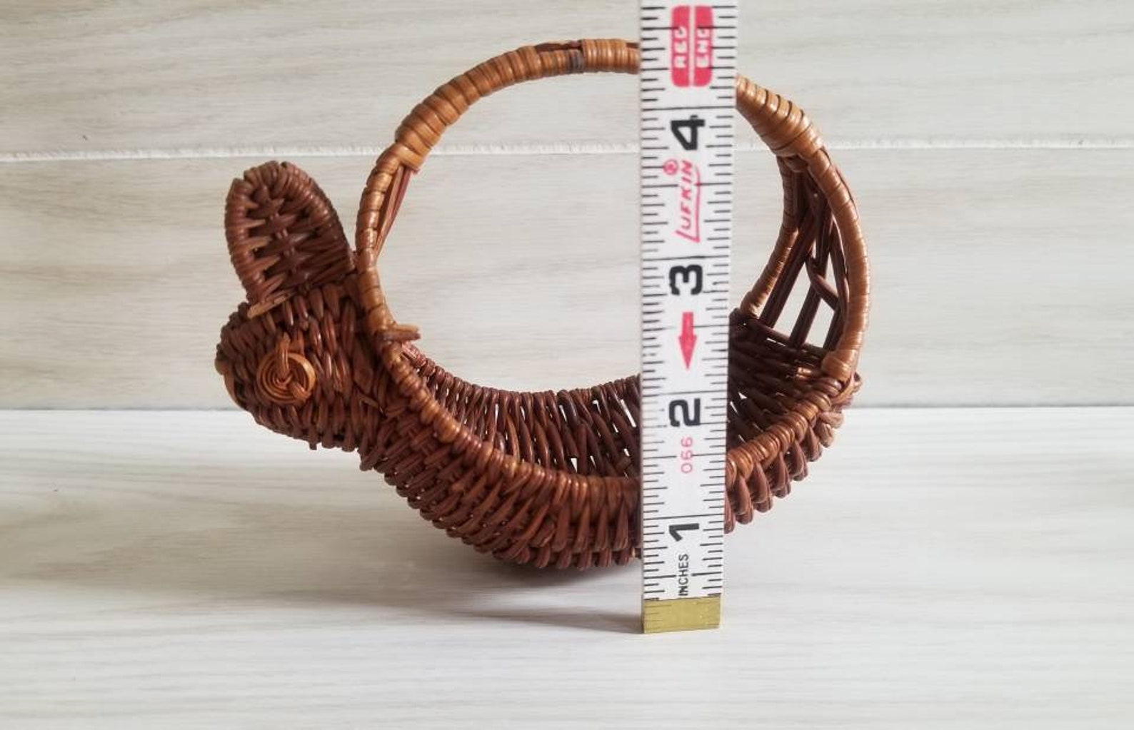 Vintage Mini Wicker RABBIT BASKET - Etsy