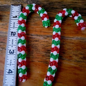 Vintage Beaded CANDY CANE Ornaments - Etsy
