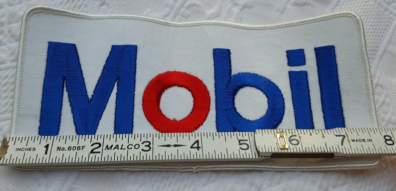 Vintage MOBIL PATCHES | Etsy