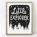 Little Explorer Printable Little Explorer Wall Art Nursery - Etsy