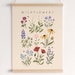 Wildflowers Print, Wildflowers Art, Educational Poster, Wildflower ...