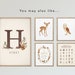 Woodland Alphabet Poster Woodland Alphabet Print Woodland - Etsy