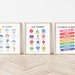 Educational Spanish Prints, Set of 8 Preschool Posters, Spanish ...