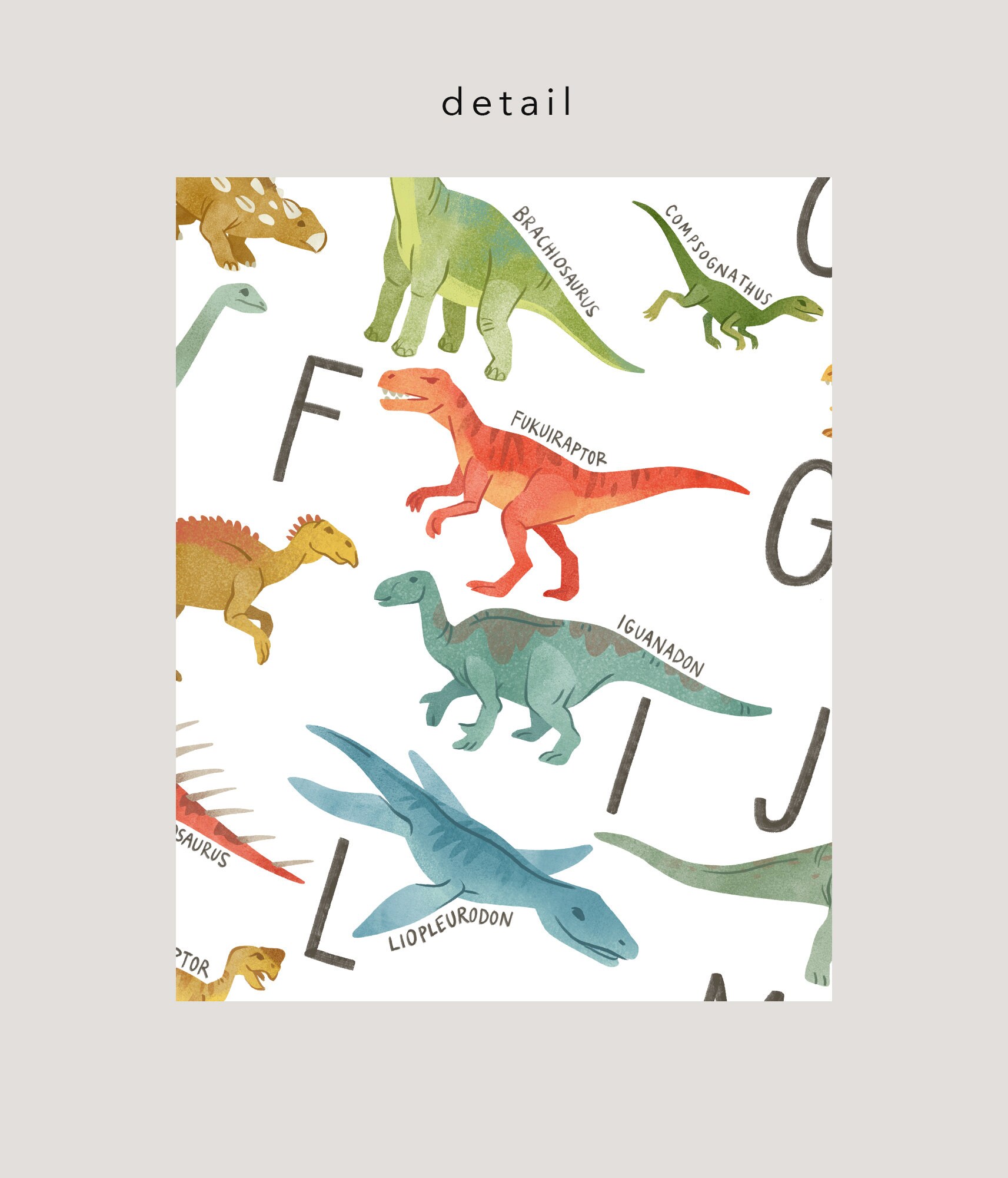 Dinosaur Alphabet Print, ABC Printable, Alphabet Print, Dinosaur ...