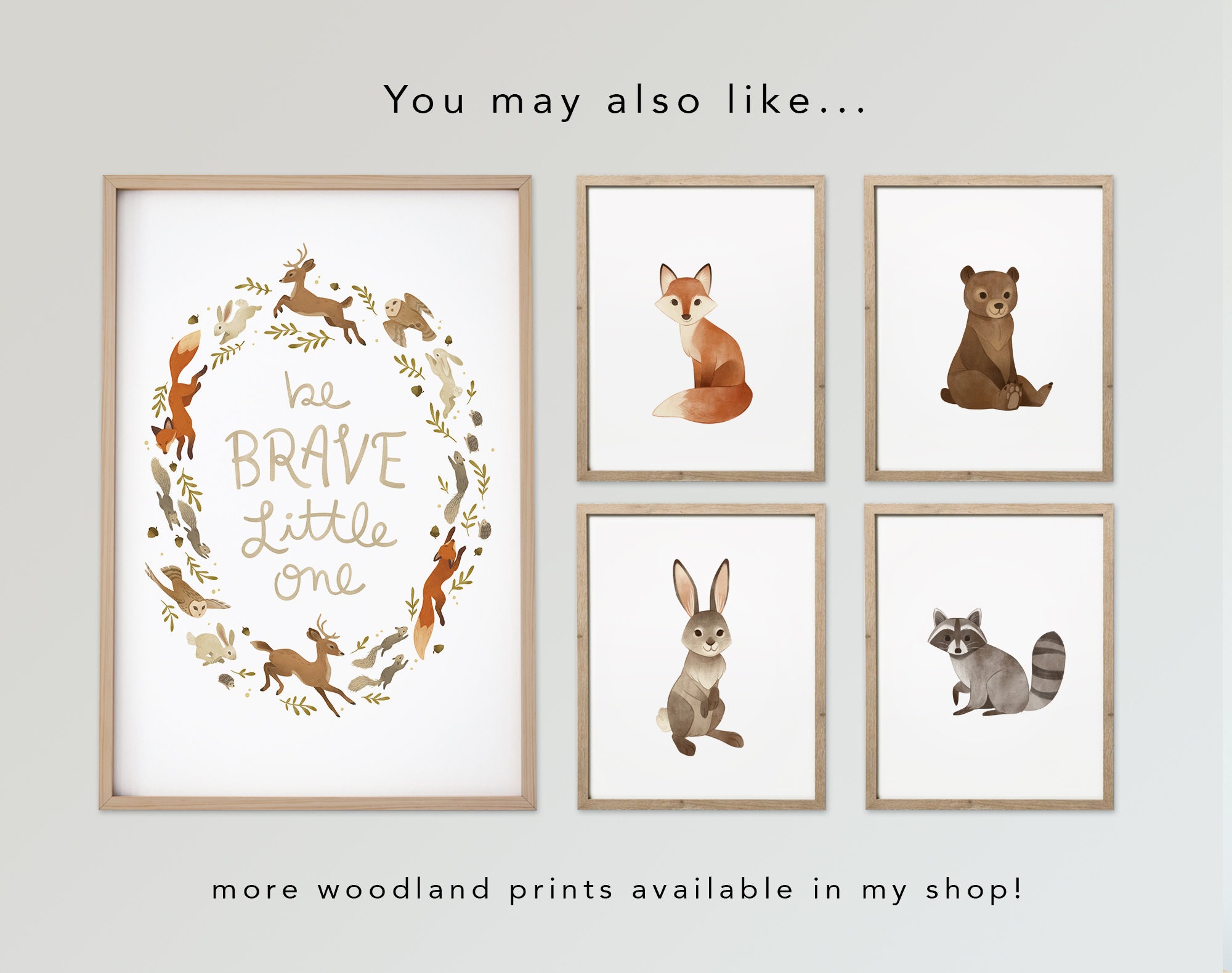 Woodland Alphabet Poster Woodland Alphabet Print Woodland - Etsy Australia