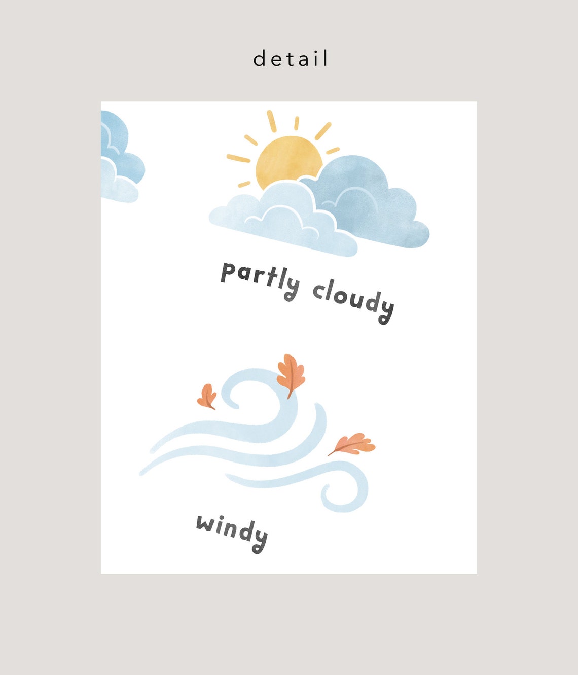 Weather Poster Educational Print Printable Wall Art Weather | Etsy