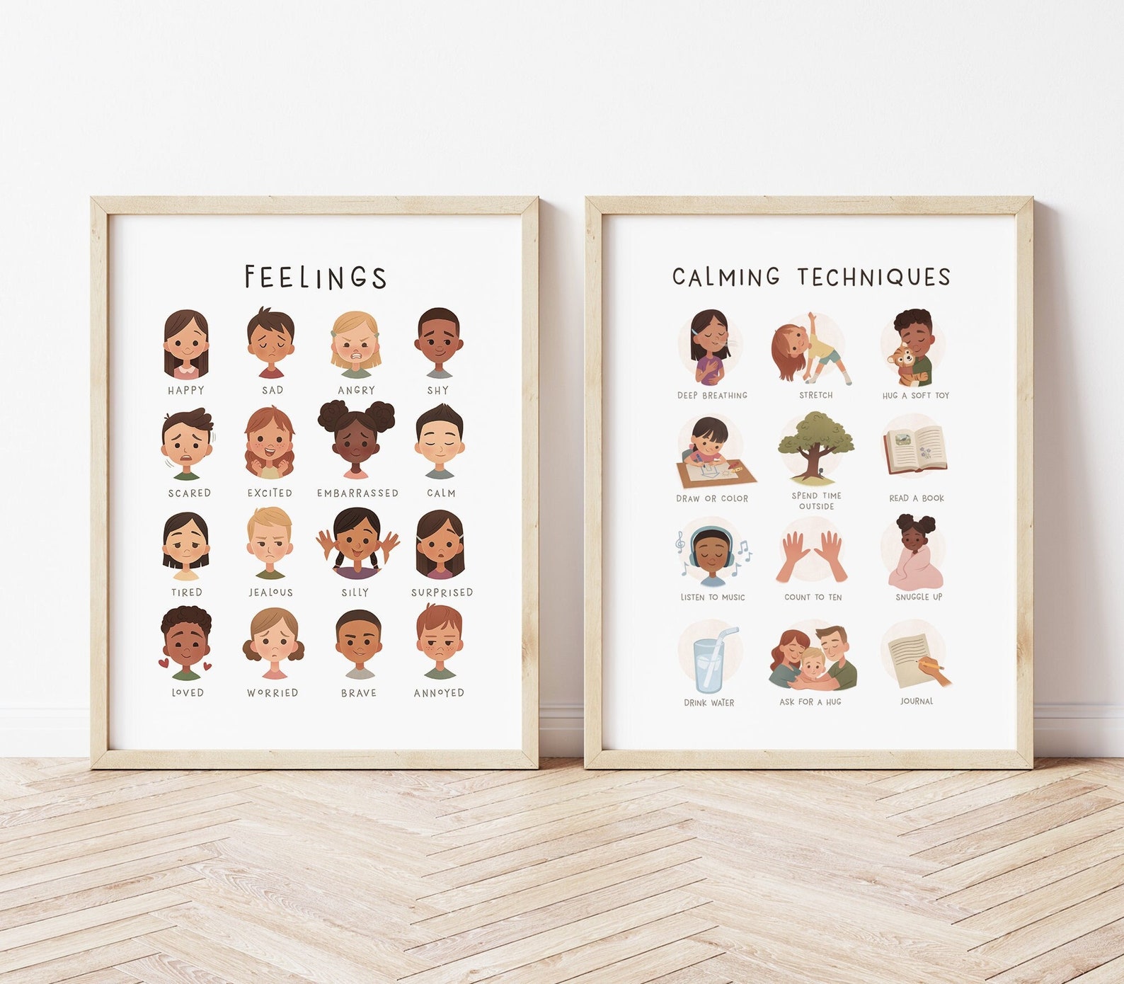 Feelings Poster, Calming Techniques, Calming Corner, Emotions Chart ...