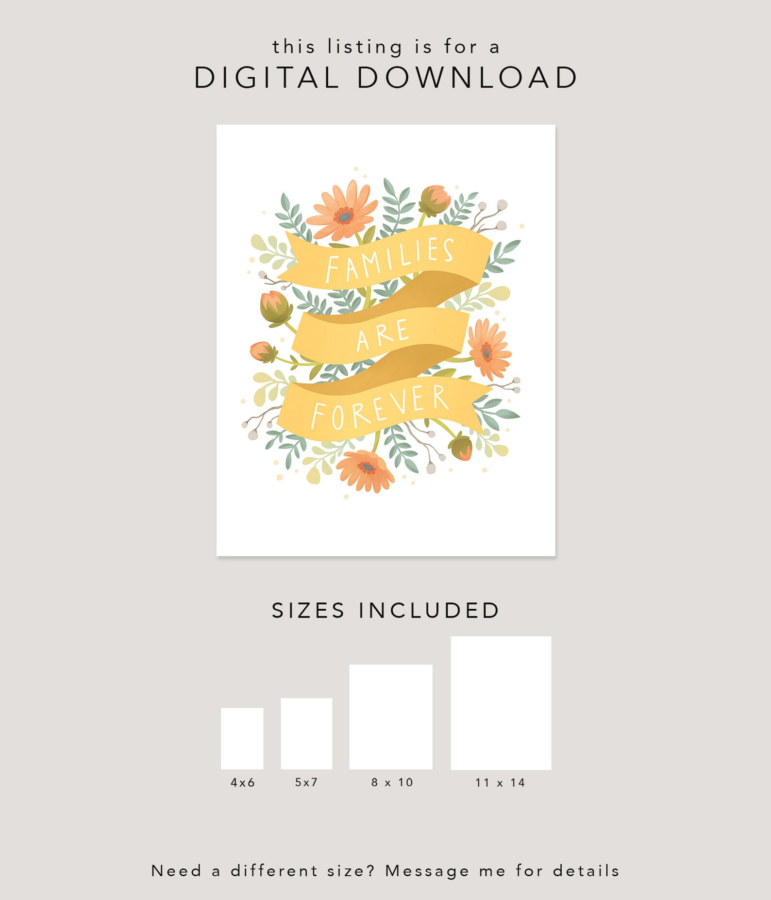 Families Are Forever Printable, Families Are Forever Art, Family is ...