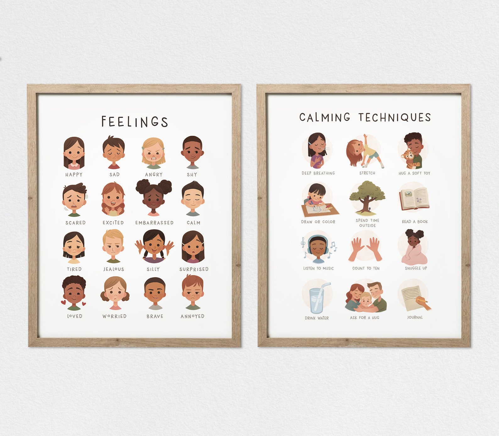 Feelings Poster, Calming Techniques, Calming Corner, Emotions Chart ...