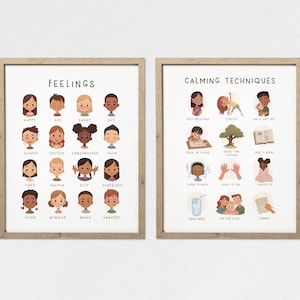 Feelings Poster, Calming Techniques, Calming Corner, Emotions Chart ...