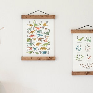 Dinosaur Alphabet Print, ABC Printable, Alphabet Print, Dinosaur ...