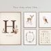 Woodland Alphabet Poster Woodland Alphabet Print Woodland - Etsy