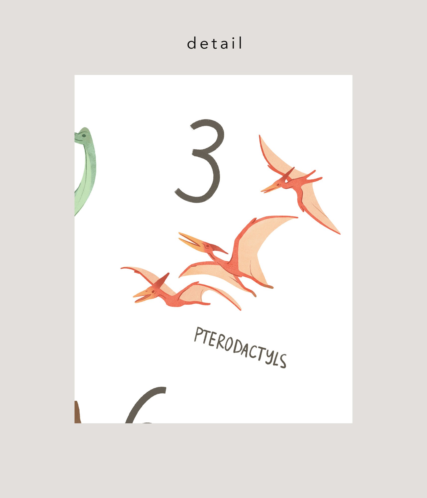 Dinosaur Numbers Print, 123 Printable, Dinosaur Counting Print ...
