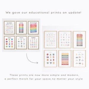 Shapes Print, Educational Print, Printable Wall Art, Shapes Poster ...