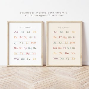 Educational Prints, Set of 8 Preschool Posters, Classroom Decor ...