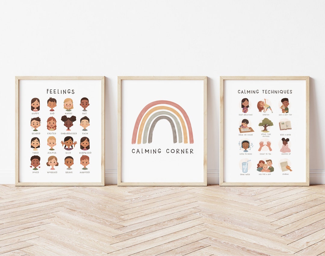 Feelings Poster, Calming Techniques, Calming Corner, Emotions Chart ...