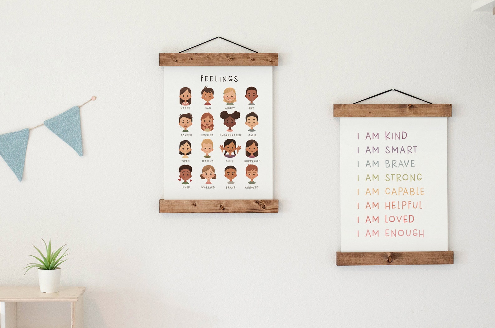 Feelings Poster Emotions Chart Classroom Decor Affirmations | Etsy