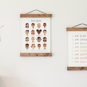 Feelings Poster, Emotions Chart, Classroom Decor, Affirmations Poster ...