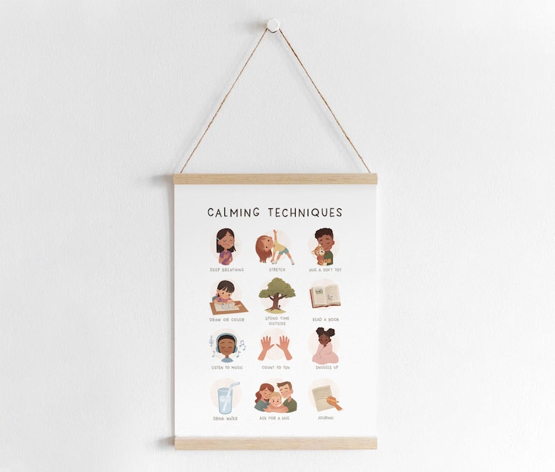 Feelings Poster, Calming Techniques, Calming Corner, Emotions Chart ...