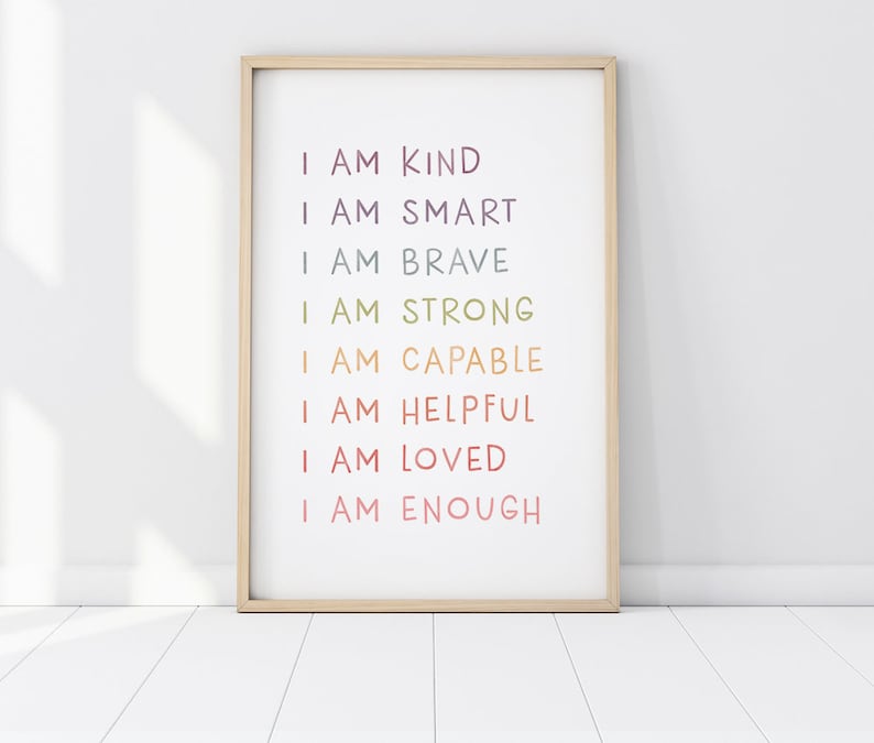 Feelings Poster Emotions Chart Classroom Decor Affirmations | Etsy