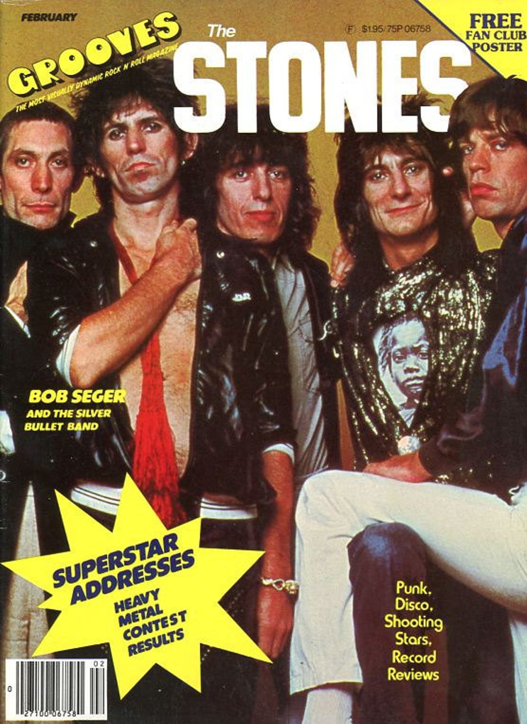 1979 Grooves Magazine: the Rolling Stones & Bob Seger - Etsy