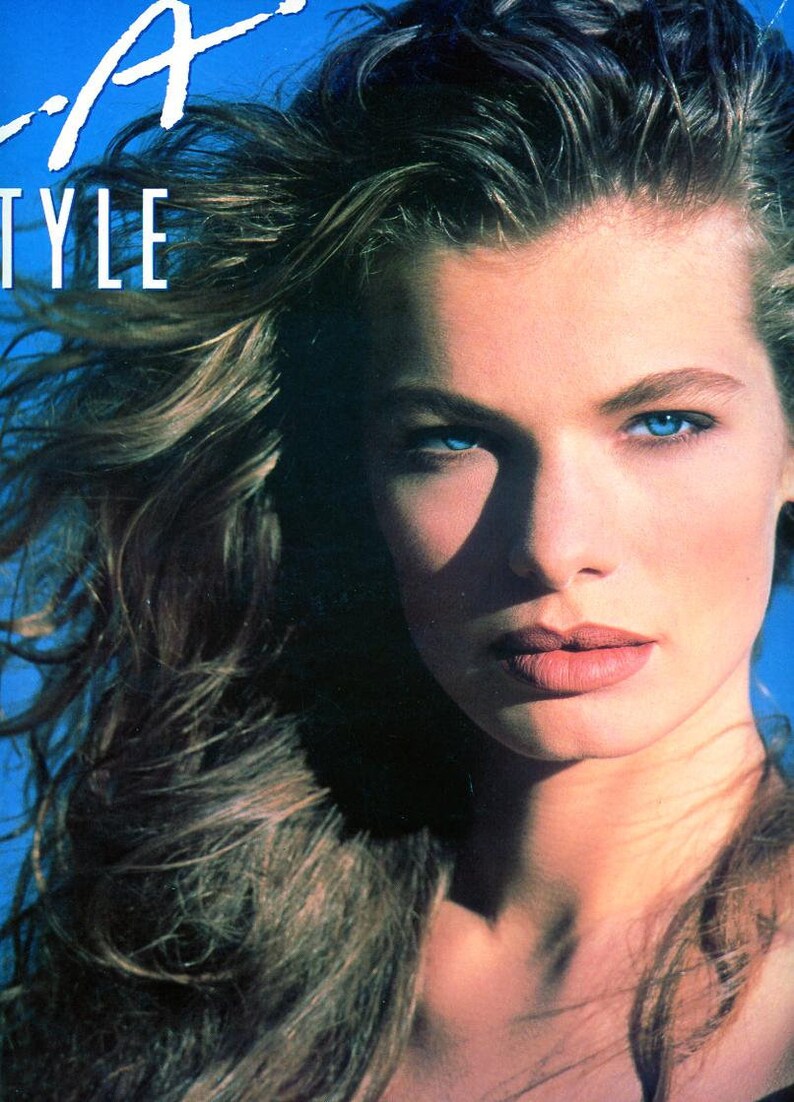 L.A. Style Magazine 1988 Fashions Lifestyles Magazine Model - Etsy.de