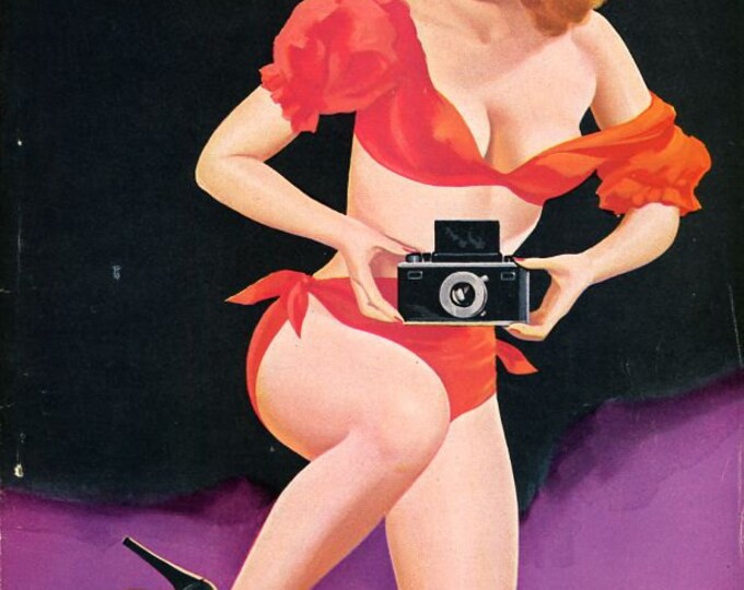 Eyeful Magazine 1946 Cover by Peter Driben Glorifying the American Girl High-heel Beauties ...