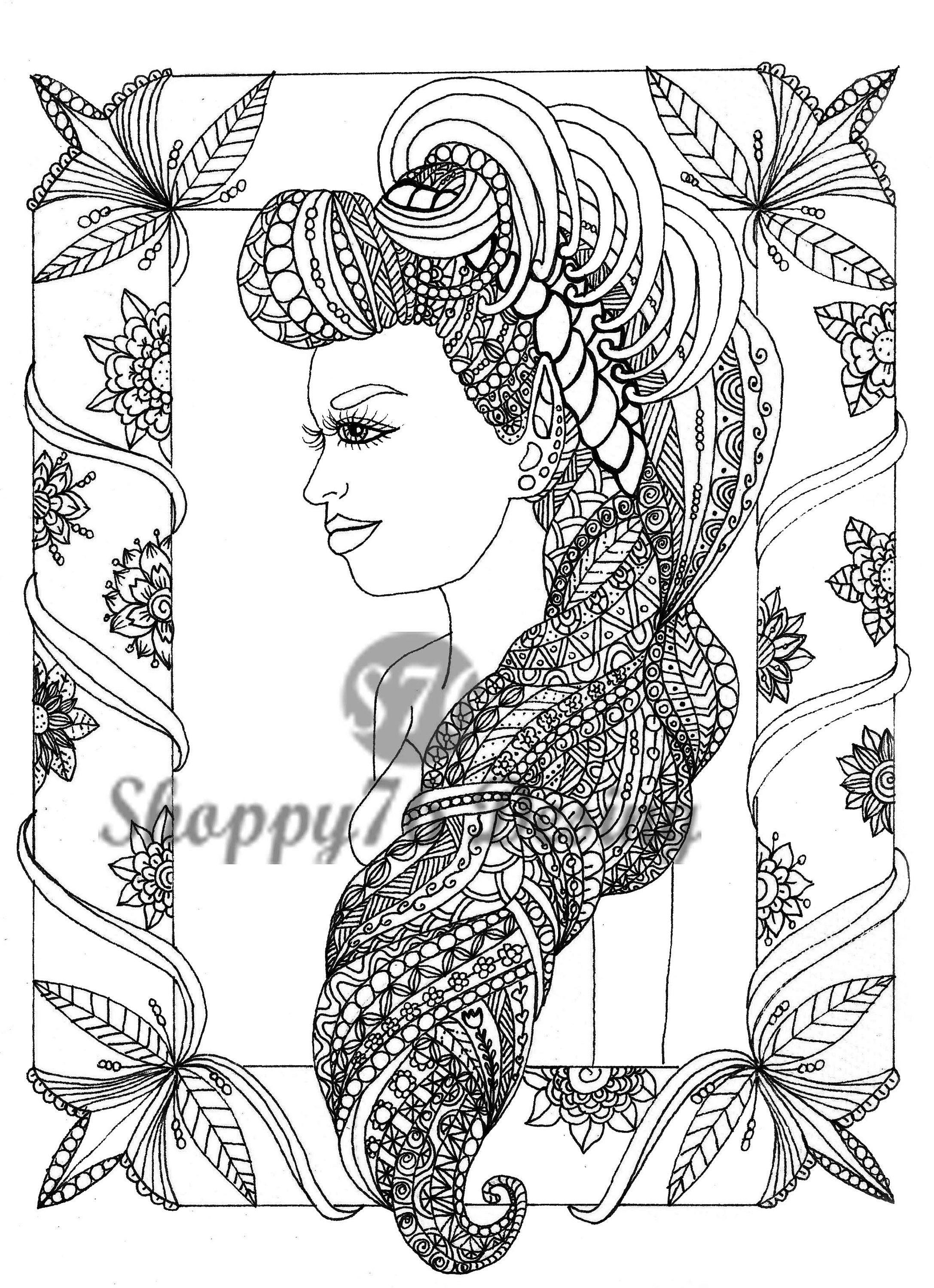 I'm Imperfect and That's Fine / Coloring Book Page / Digital Stamp - Etsy