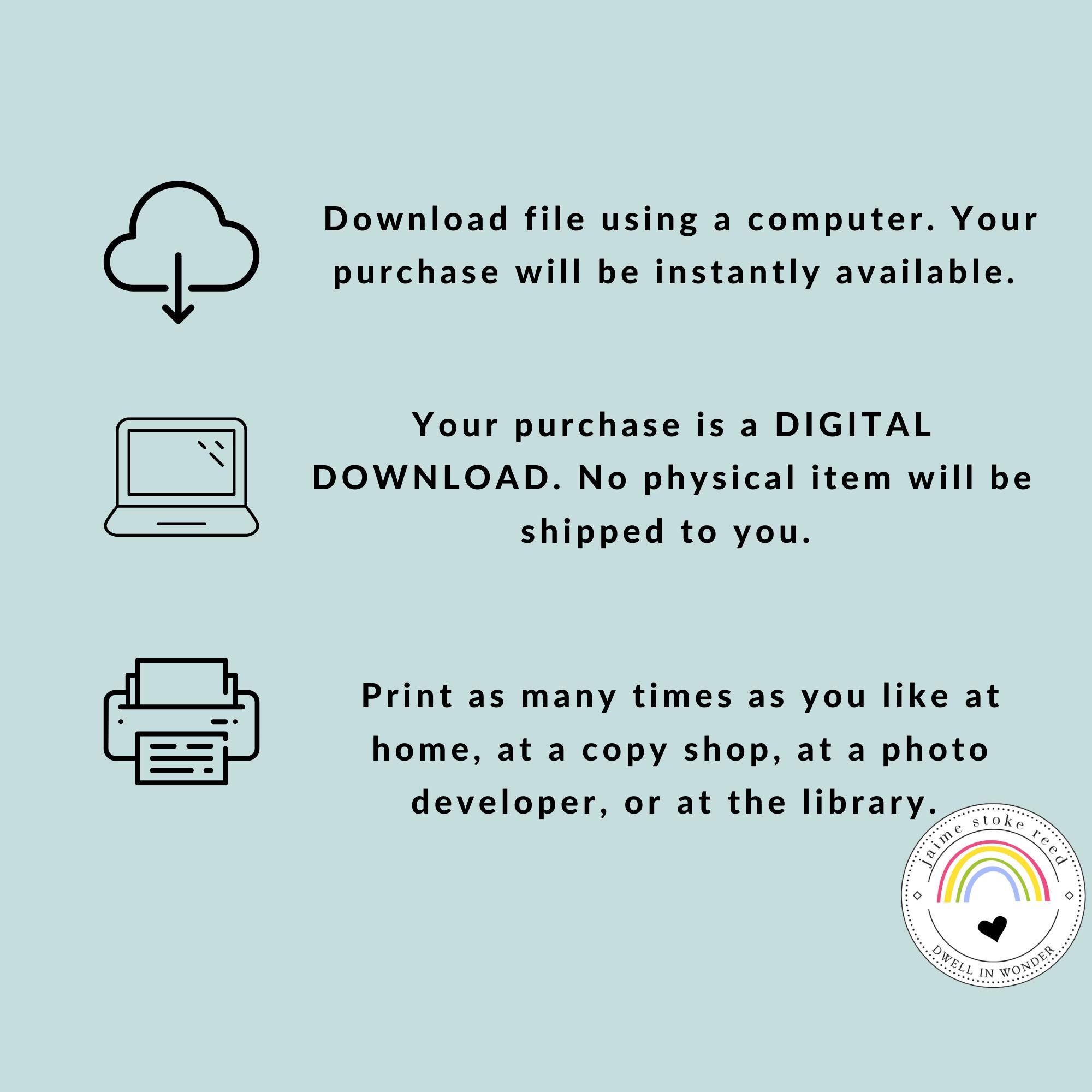 The Swing Poem Digital Download Printable by Robert Louis Stevenson Art ...