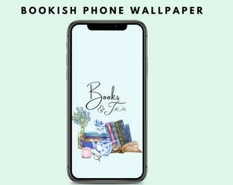 Bookish Phone Wallpaper - Etsy
